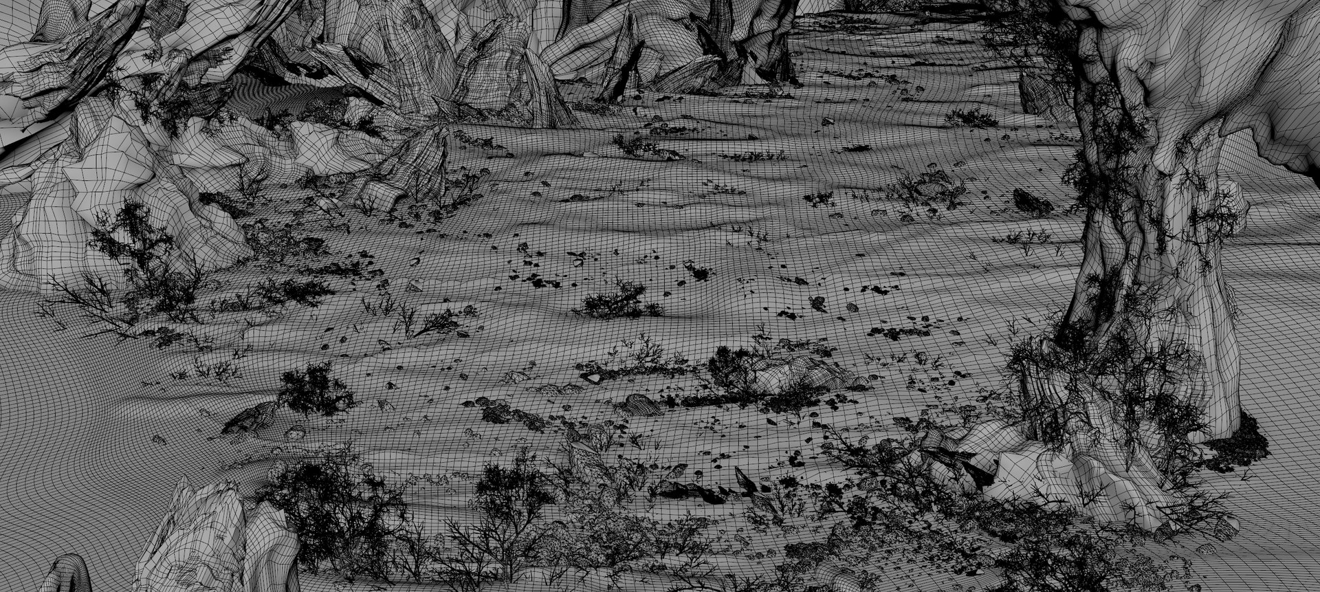 3D Sunset Desert Environment Model - TurboSquid 2108350