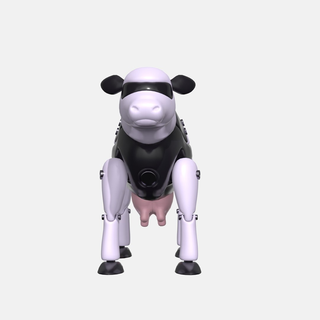 Plastic Robot Cow 3D Model - TurboSquid 2162534