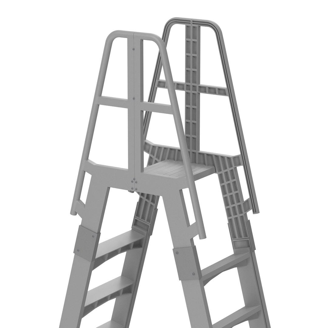 3d Model Of Double Sided Step Ladder