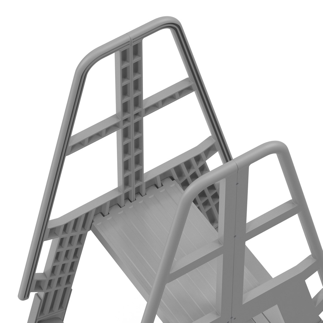 3d Model Of Double Sided Step Ladder
