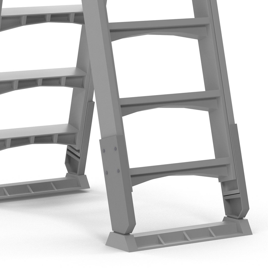 3d Model Of Double Sided Step Ladder