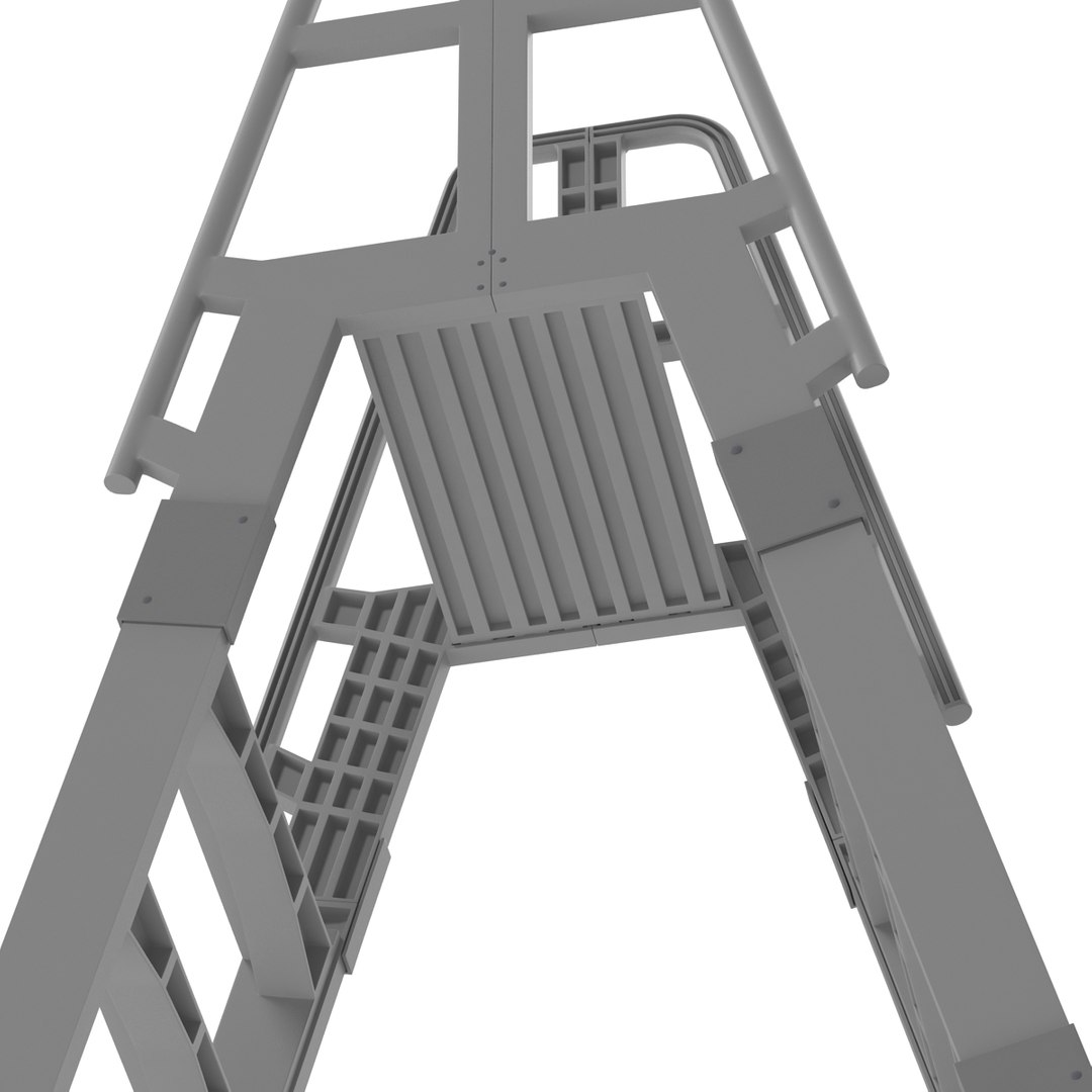 3d Model Of Double Sided Step Ladder