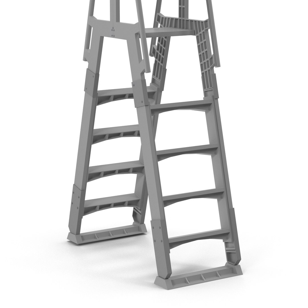 3d Model Of Double Sided Step Ladder