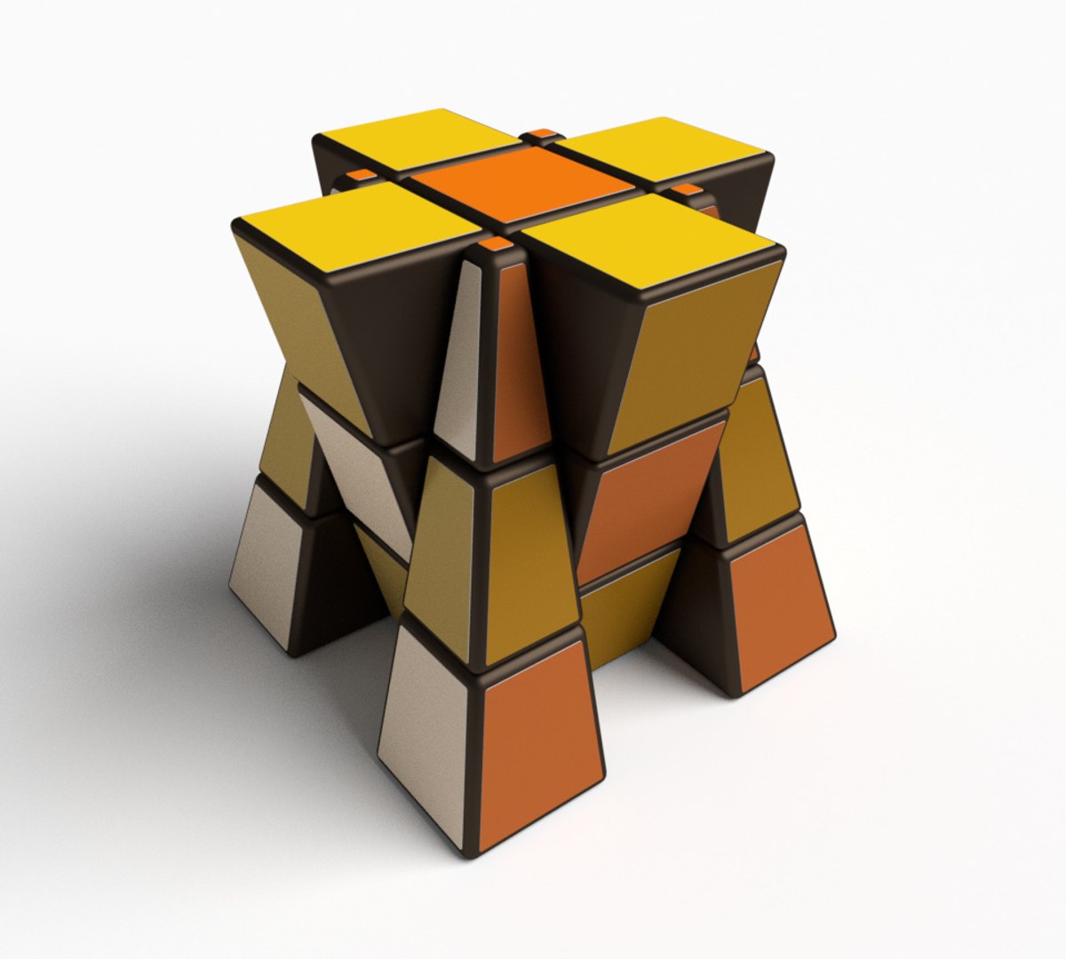3D Model Original Cube Puzzle Toy - TurboSquid 1164905