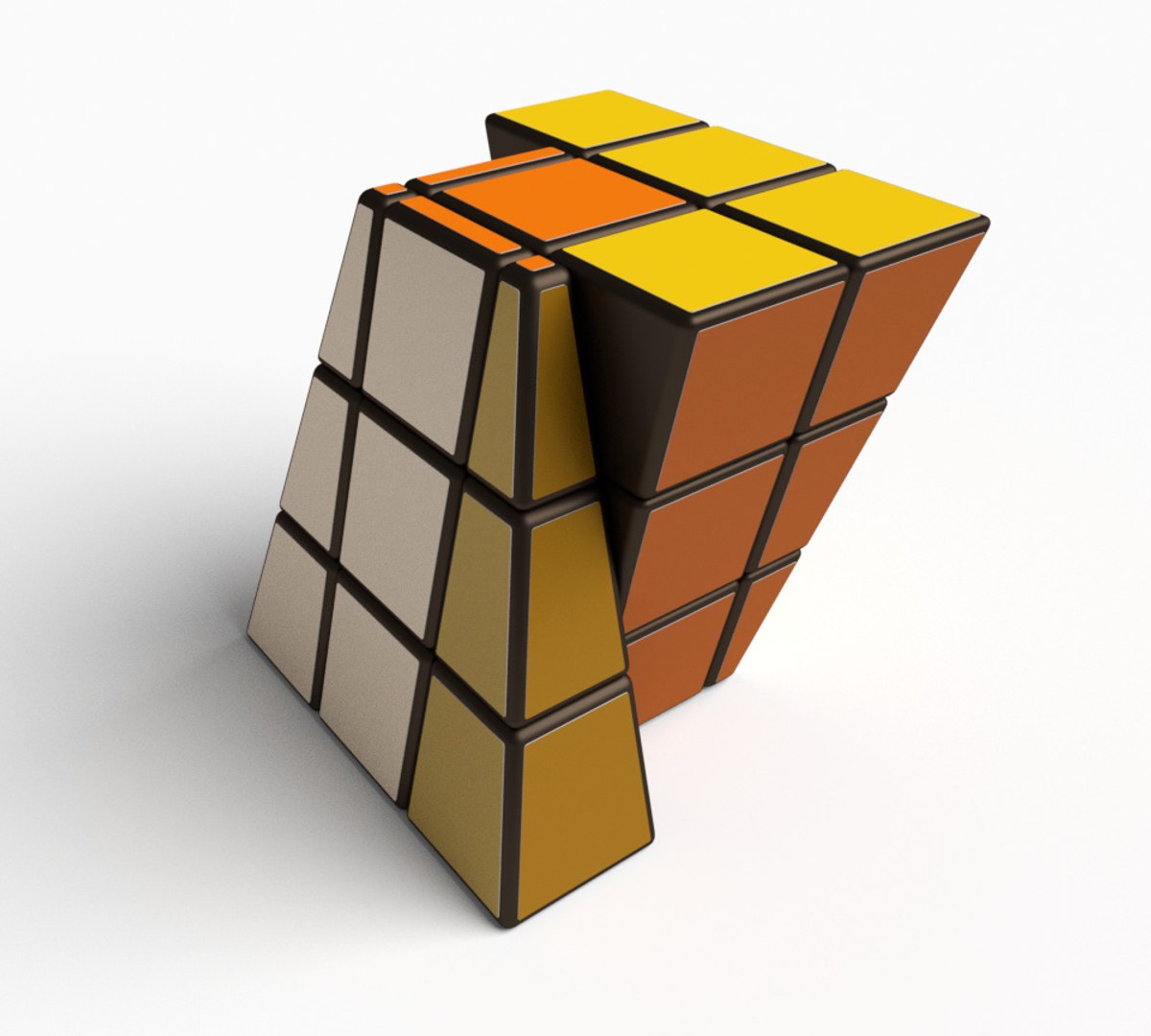 3D Model Original Cube Puzzle Toy - TurboSquid 1164905