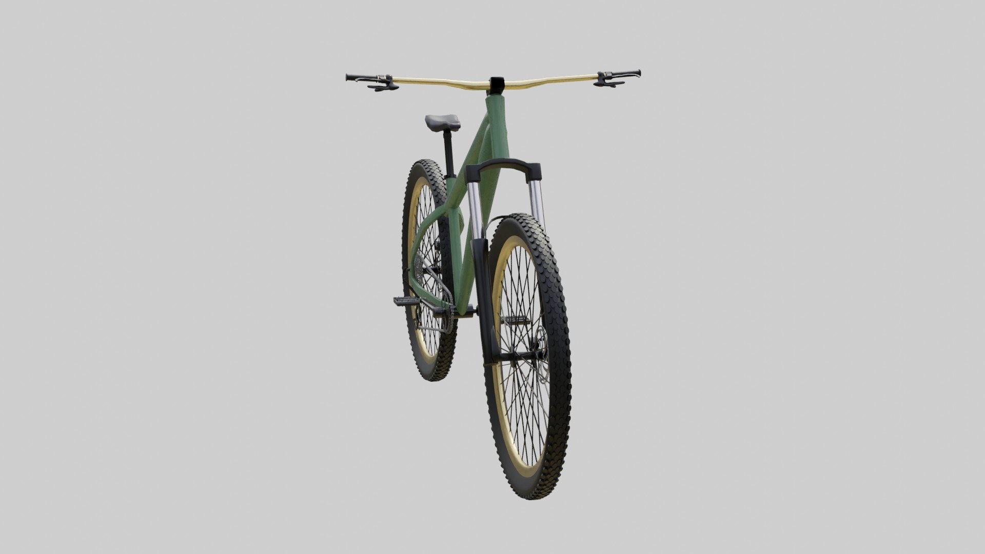 Mountain Bike MTB Bicycle Low-poly 3D Model 3D Model - TurboSquid 2175800