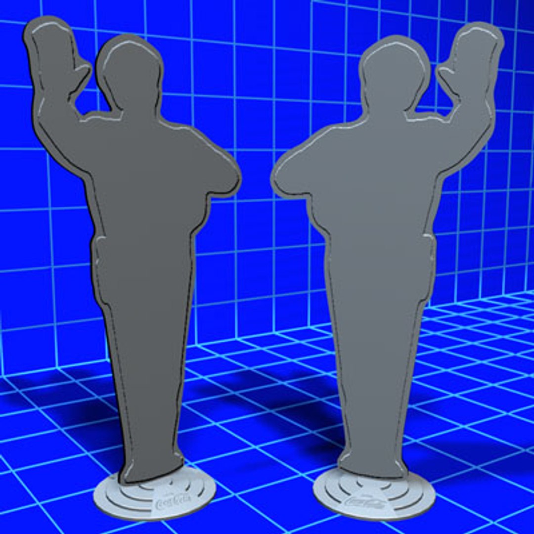 Police School Zone Sign 3d Model