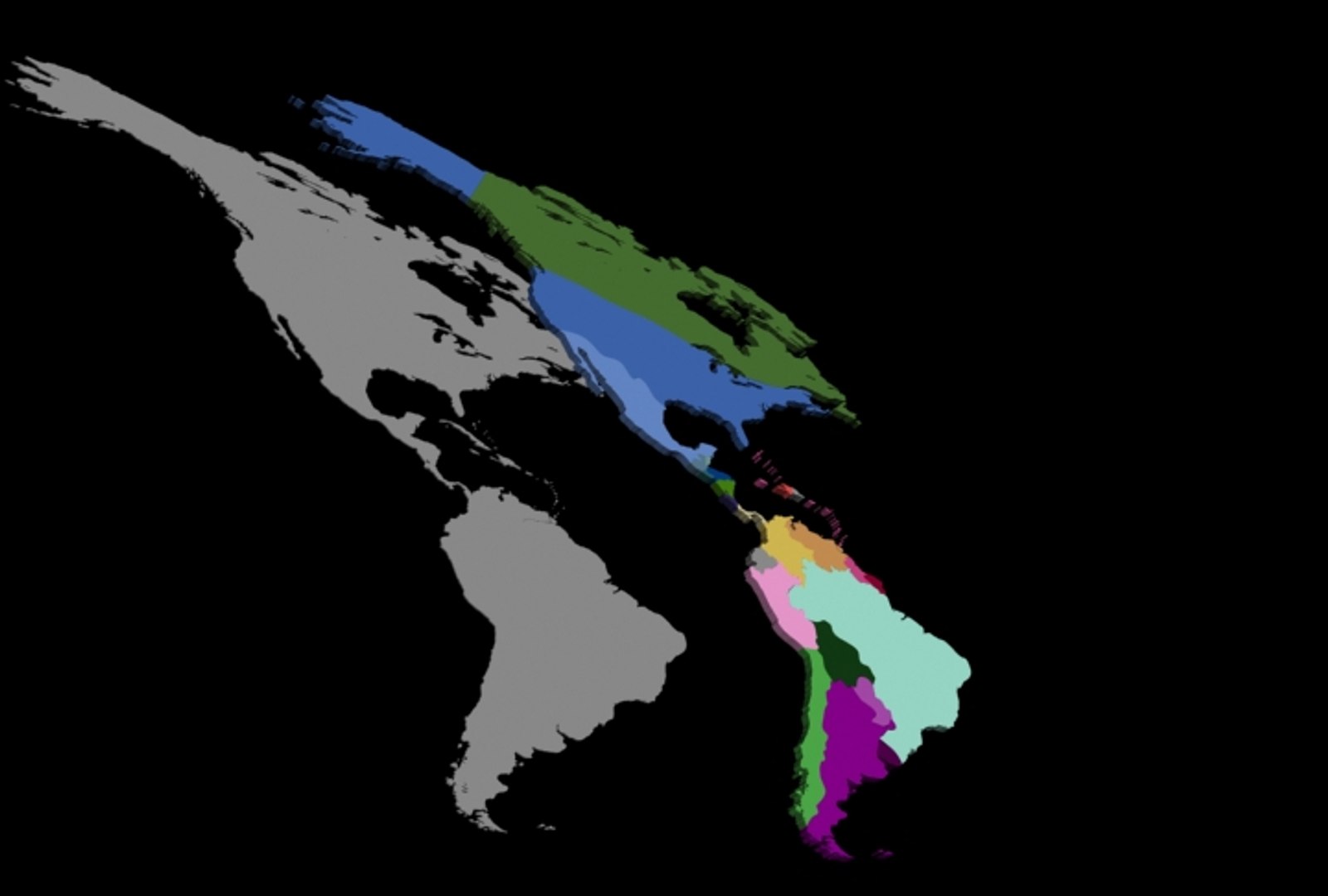 America Country 3d Model