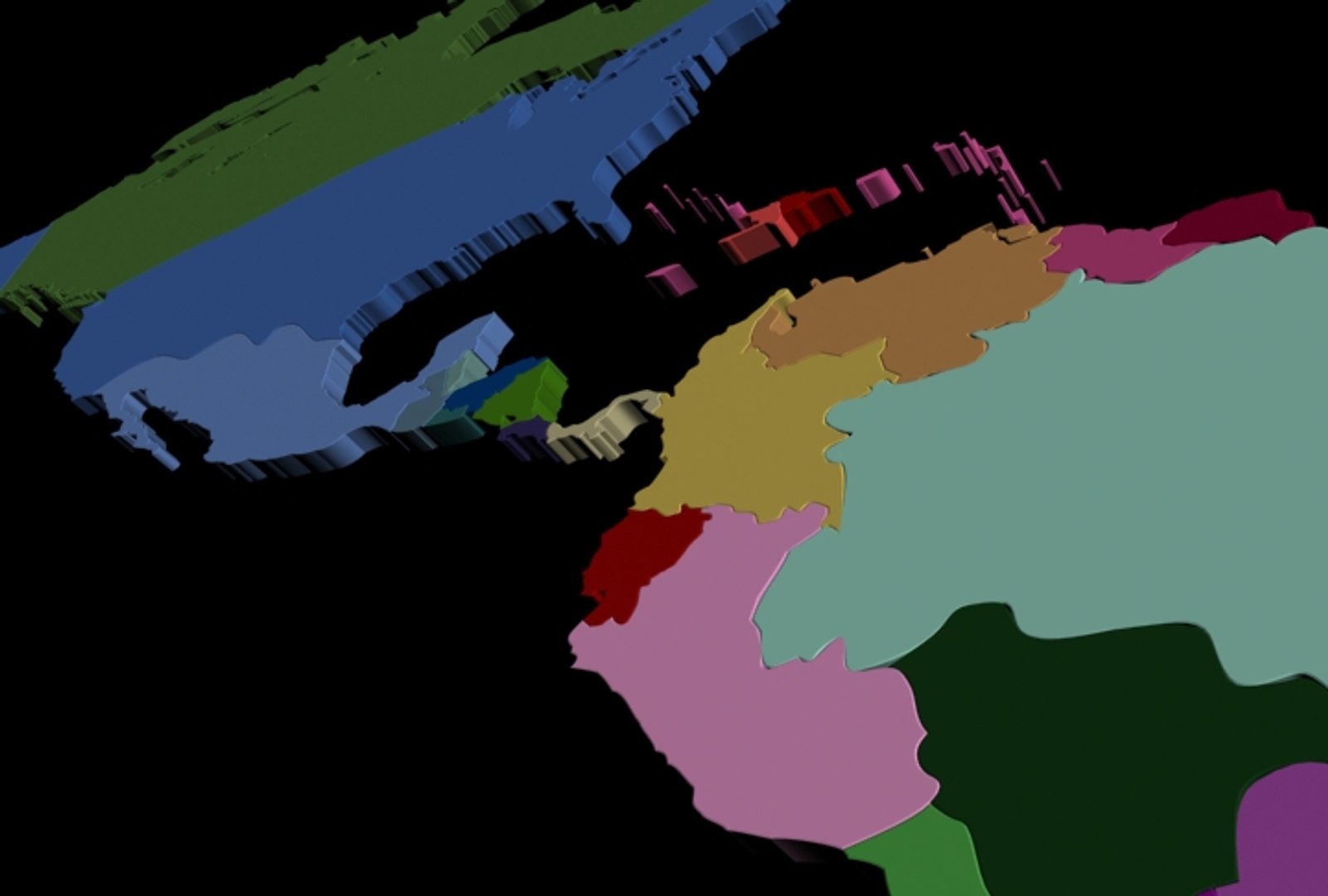 America Country 3d Model