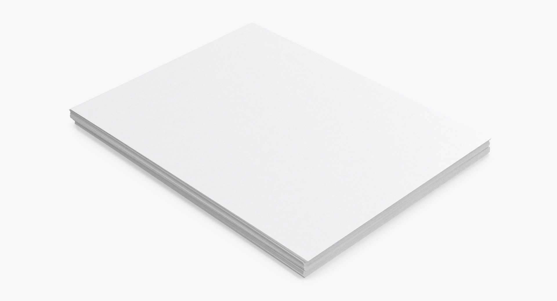 3D Small Stack Paper Sheets Model - TurboSquid 1206498