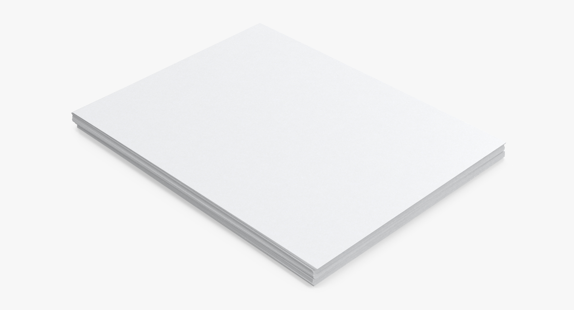 3D small stack paper sheets model - TurboSquid 1206498