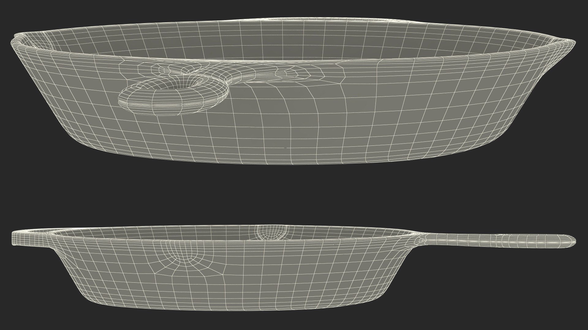 3D Cast Iron Frying Pan model - TurboSquid 2075009