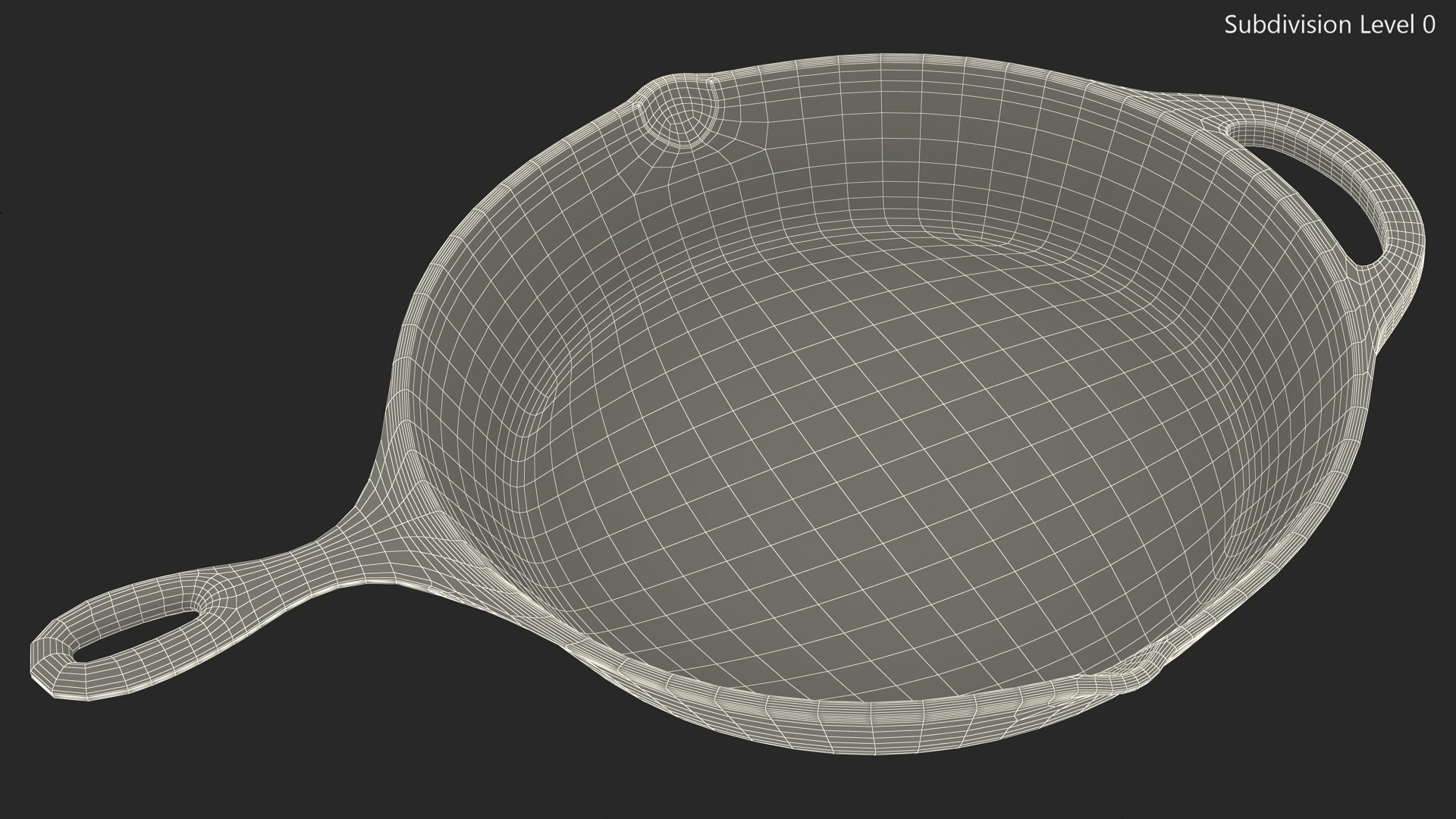 3D Cast Iron Frying Pan model - TurboSquid 2075009
