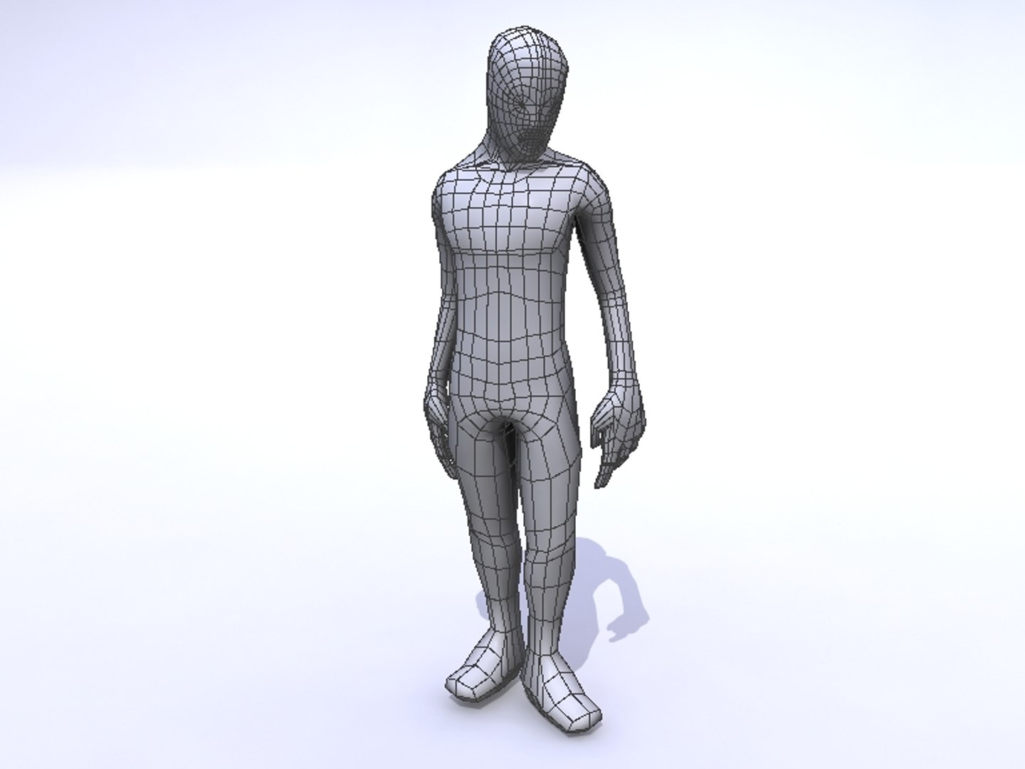 3d Model Joe Pleb Human V2