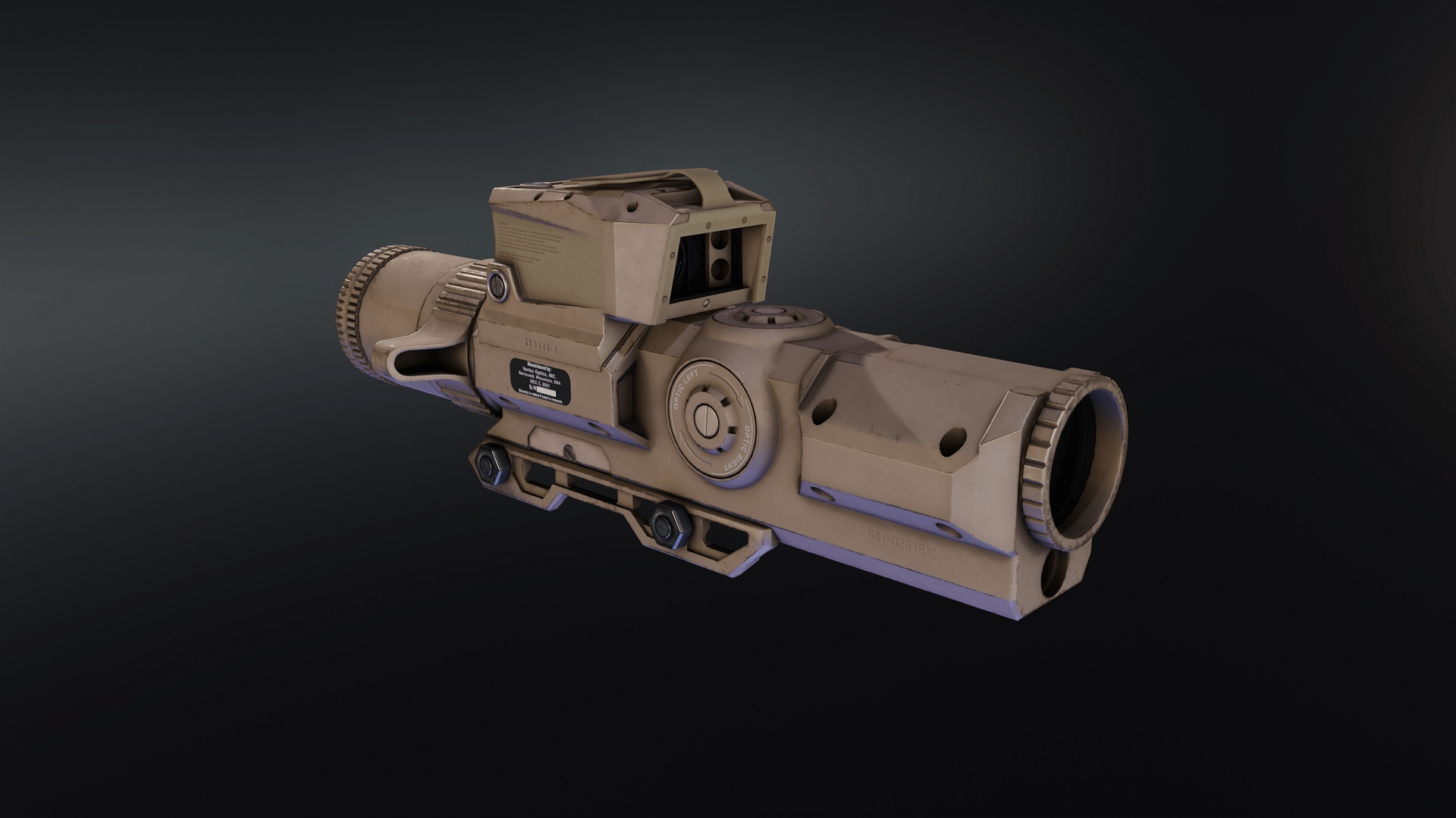 Vortex XM157 NGSW FC Optic 3D model - TurboSquid 1891586