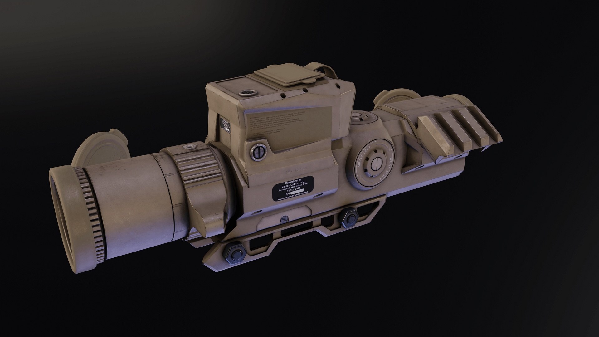 Vortex XM157 NGSW FC Optic 3D Model - TurboSquid 1891586