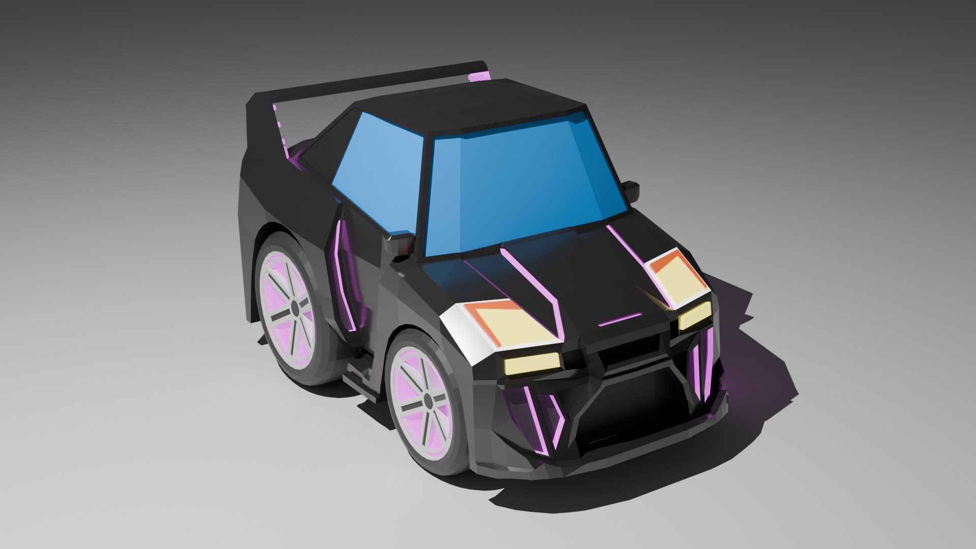 Lowpoly Sports Car 3D - TurboSquid 2281208