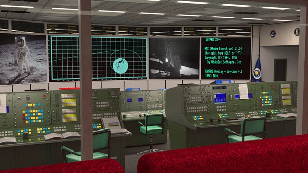Apollo Mission Control Room Houston NASA texas 3D 모델 - TurboSquid 2068167