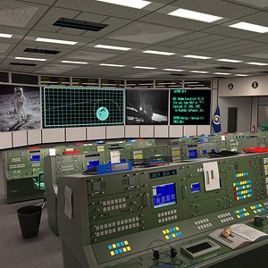 Control room 3D model - TurboSquid 1964535