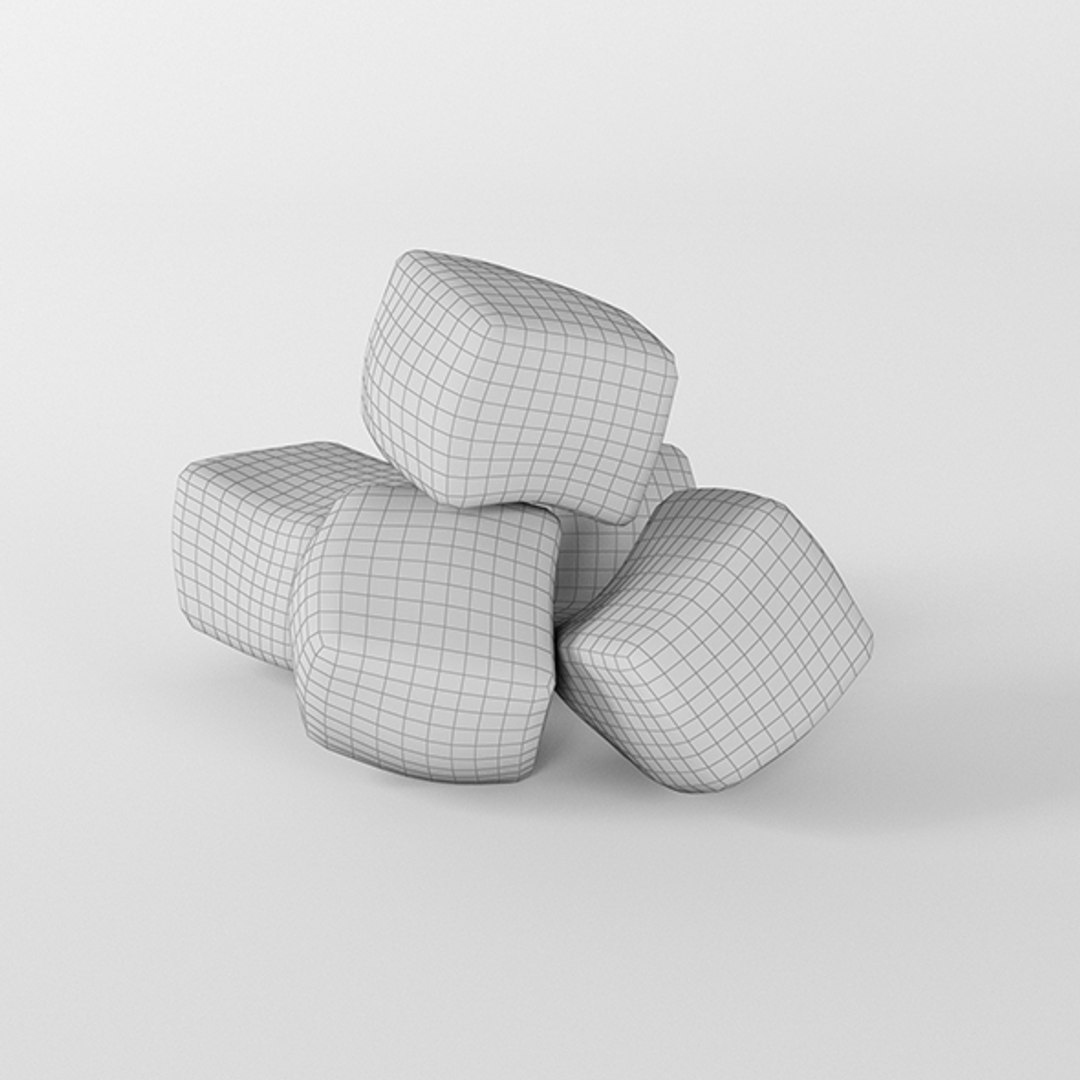 3D Ice Cubes Model - TurboSquid 1154684