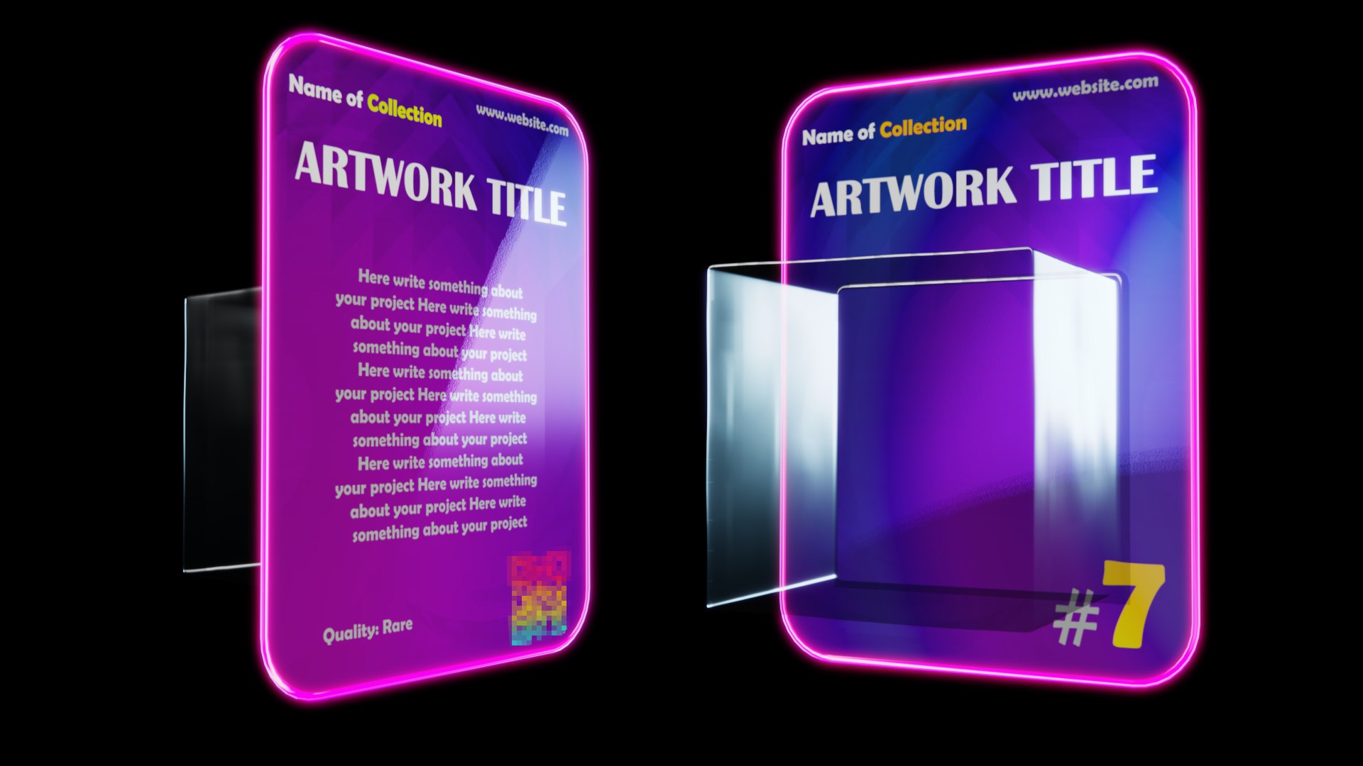 3D Collectible Boxes - The Complete Collection - NFT Templates ...