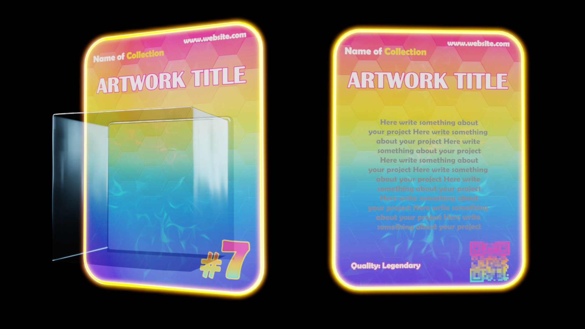 3D Collectible Boxes - The Complete Collection - NFT Templates ...