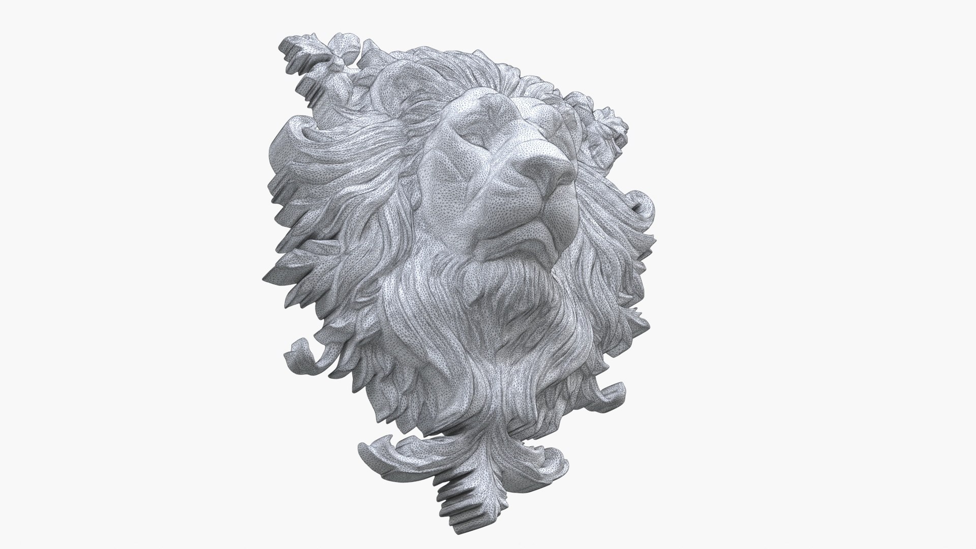Lion Mascaron 2 Model - TurboSquid 2187312