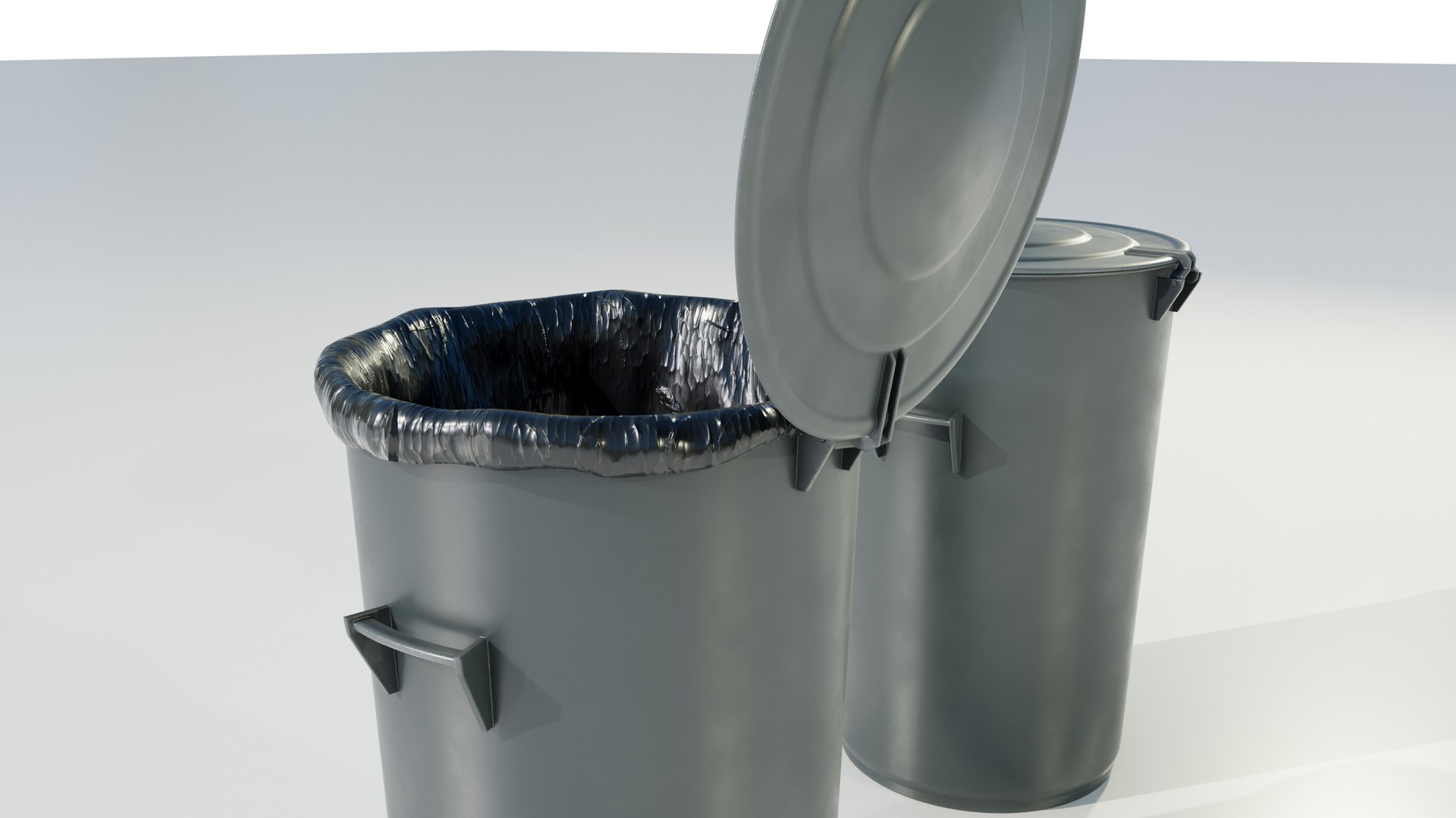 Garbage Can 3D Model - TurboSquid 2114440