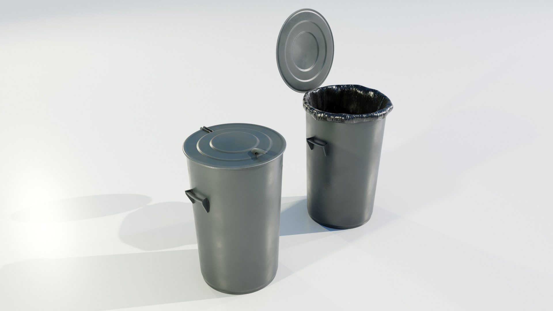 Garbage Can 3D Model - TurboSquid 2114440