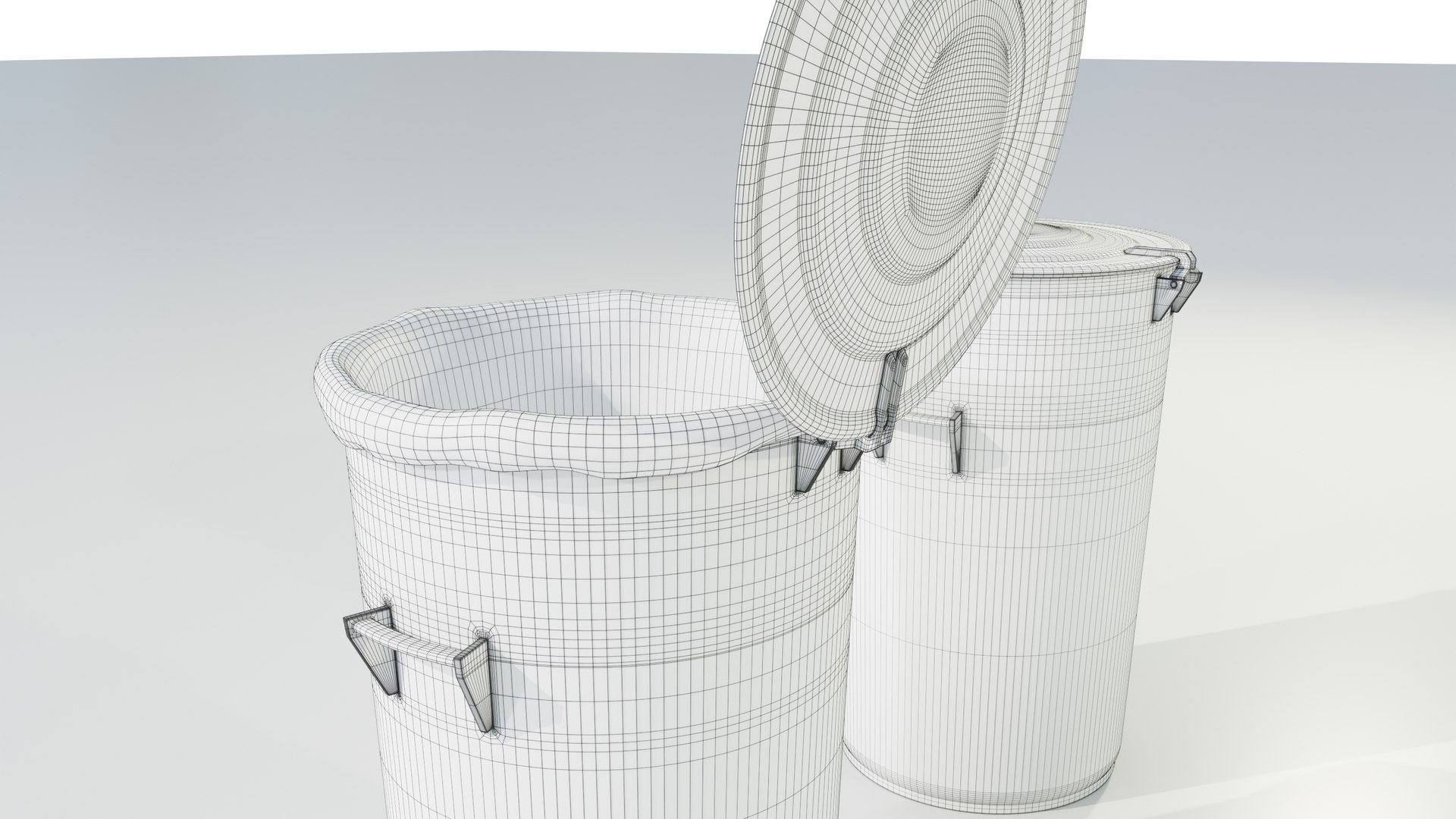 Garbage Can 3D Model - TurboSquid 2114440