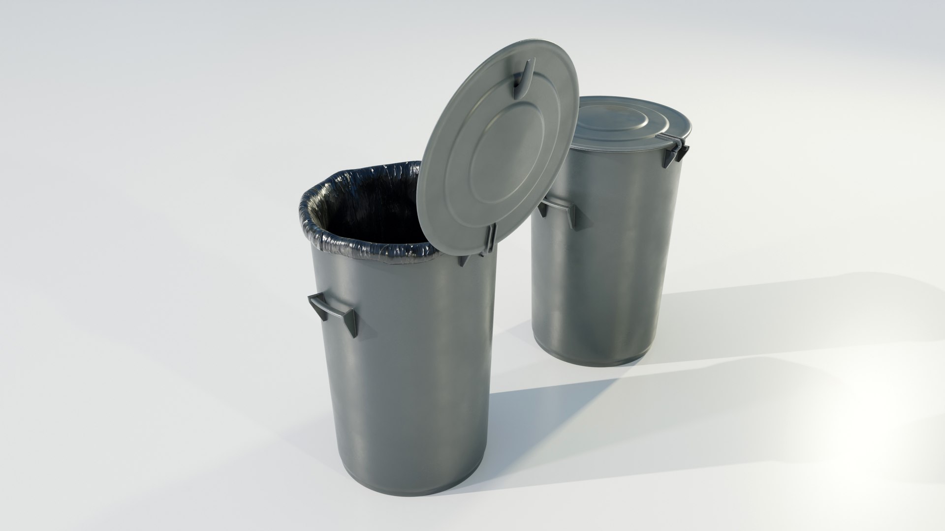 Garbage Can 3D Model - TurboSquid 2114440