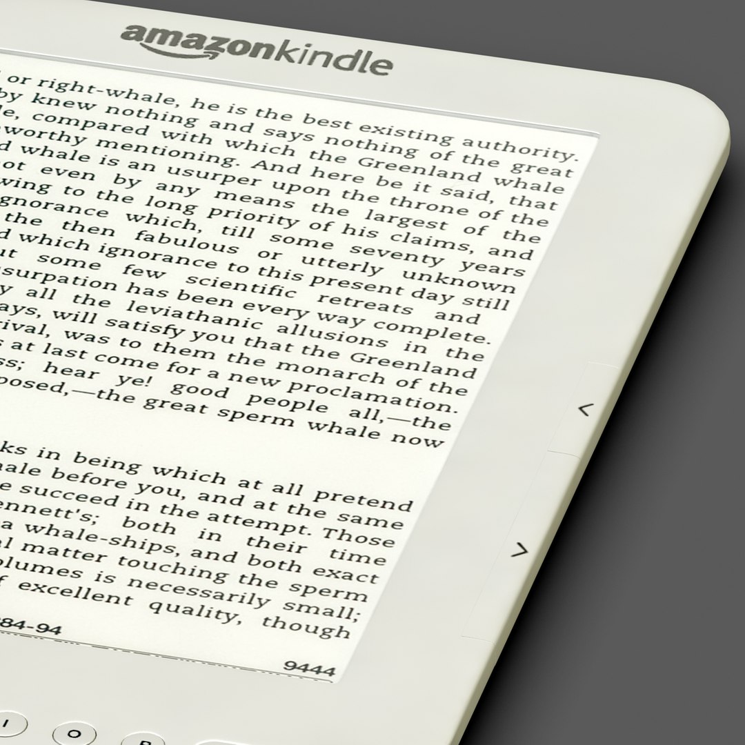 3d Model Of Amazon Kindle Keyboard 3g