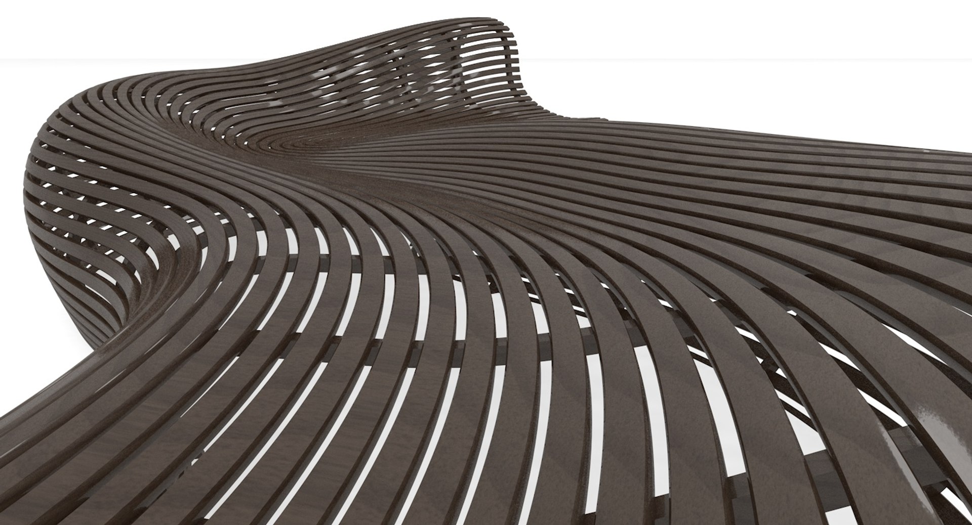 Designed Bench Model - TurboSquid 1408813