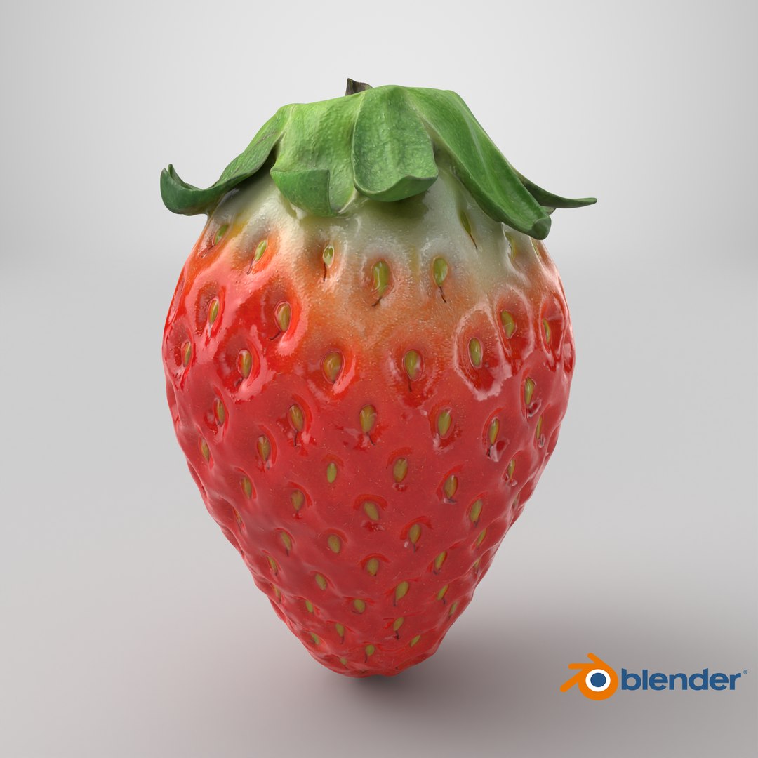 Strawberry 3D - TurboSquid 2221852