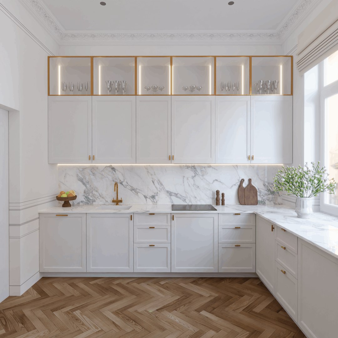 Kitchen 2 Blender Scene 3D Model - TurboSquid 2260347