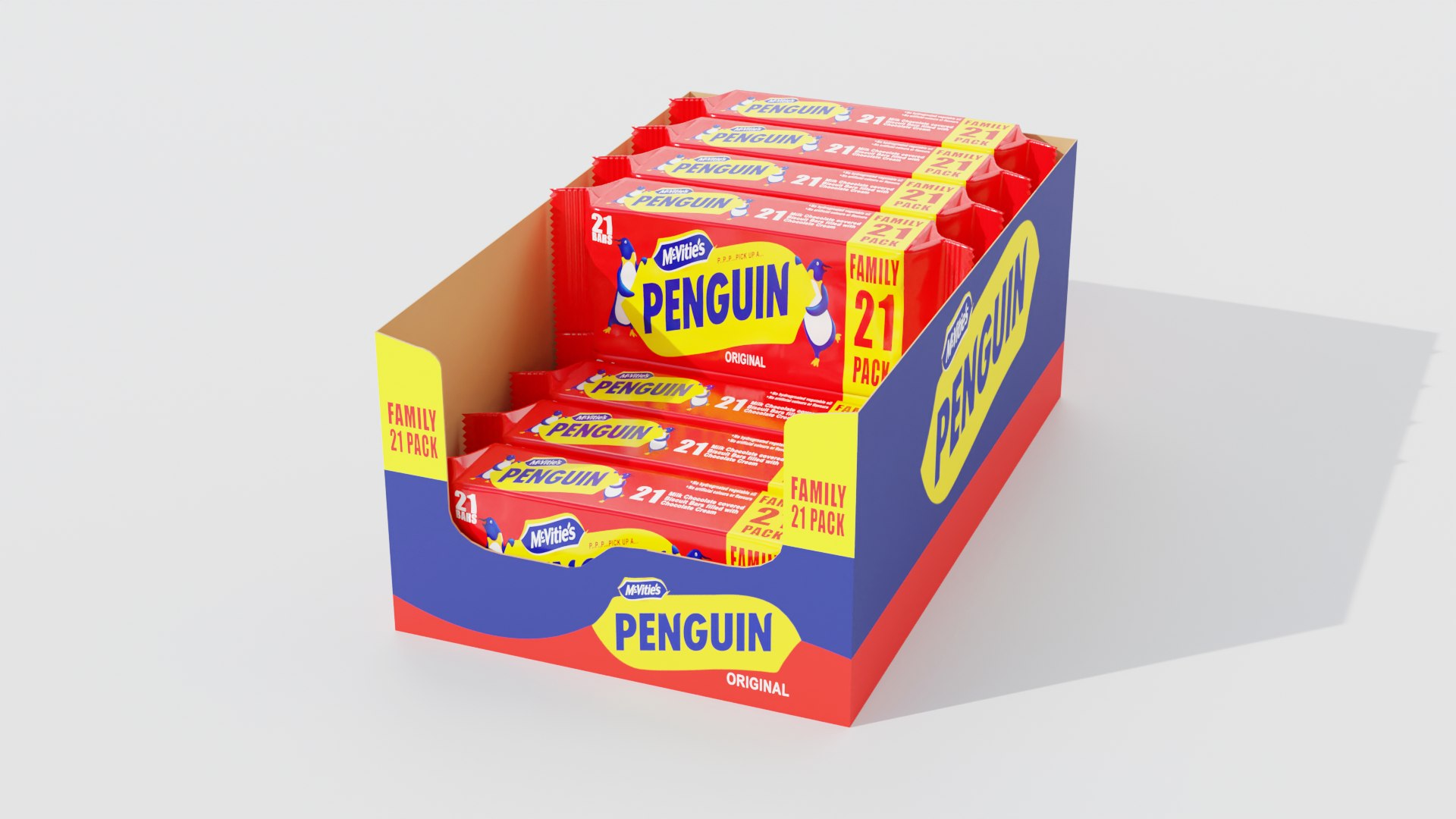 3D Penguin Biscuit And Box Model - TurboSquid 2306969