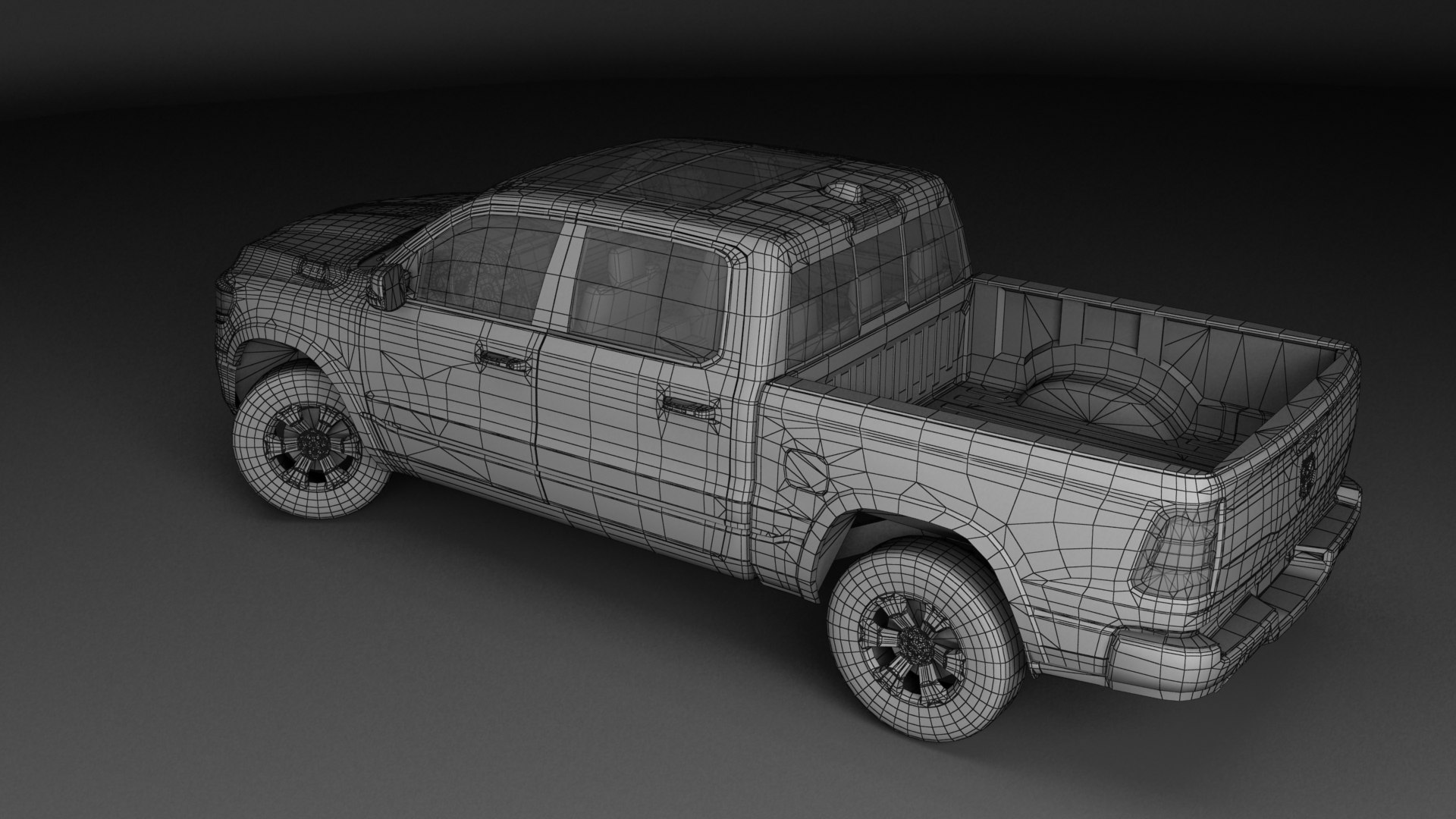 2019 Ram CrewCab 1500 3D Model - TurboSquid 1833694