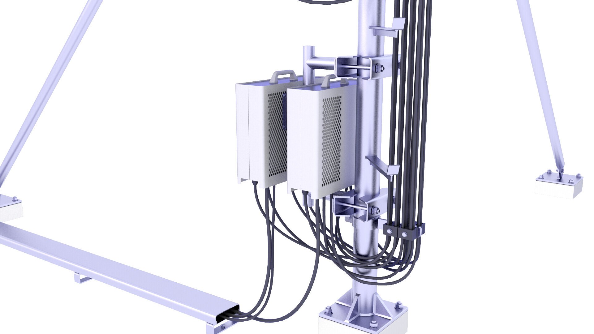 Roof Cell Phone Tower 3D Model 8 3D - TurboSquid 1822571