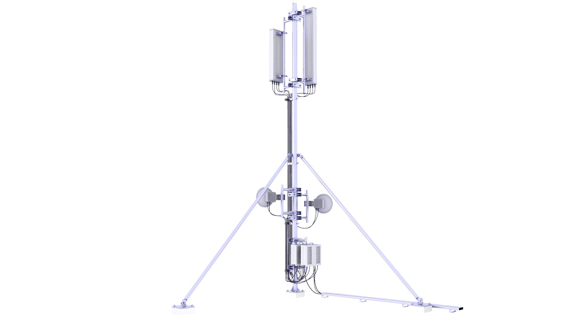 Roof Cell Phone Tower 3D Model 8 3D - TurboSquid 1822571