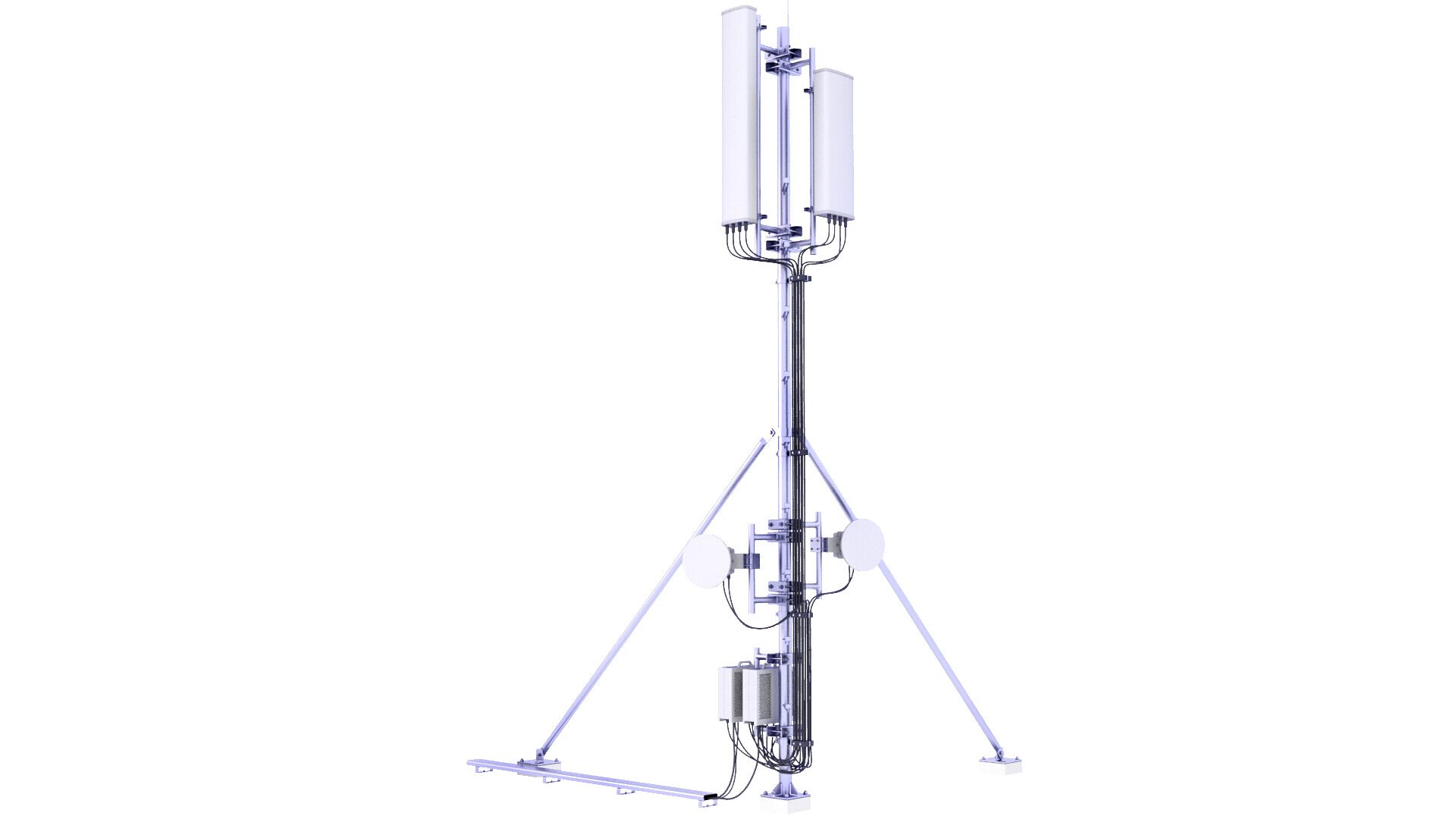Roof Cell Phone Tower 3D Model 8 3D - TurboSquid 1822571