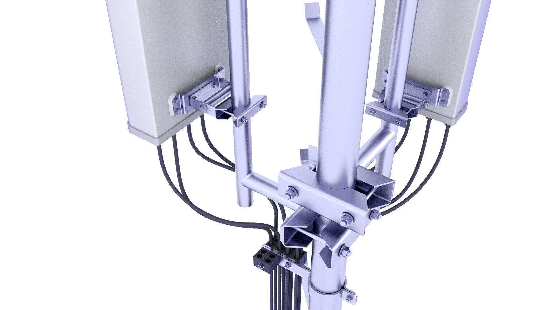 Roof Cell Phone Tower 3D Model 8 3D - TurboSquid 1822571