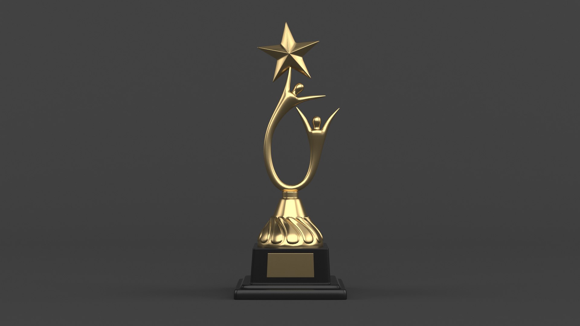 Gold Trophy Cups 3D Model - TurboSquid 2356656