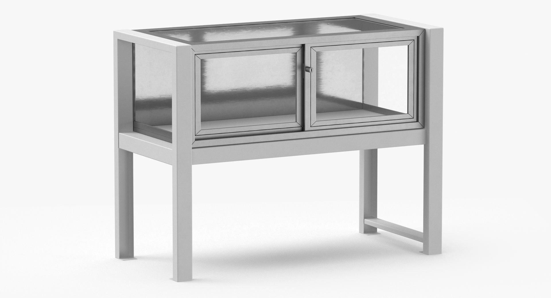 modelo 3d Glass Top Display Counter 01 - TurboSquid 1972745