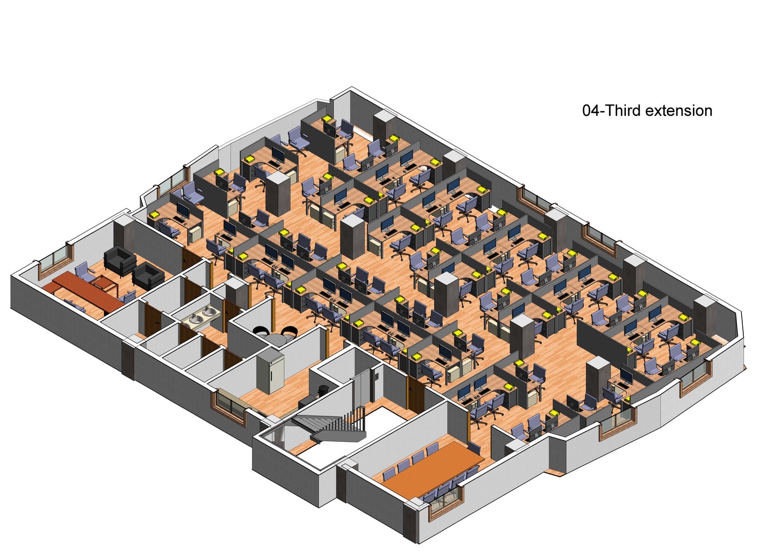 3D Revit Office Model - TurboSquid 1165462