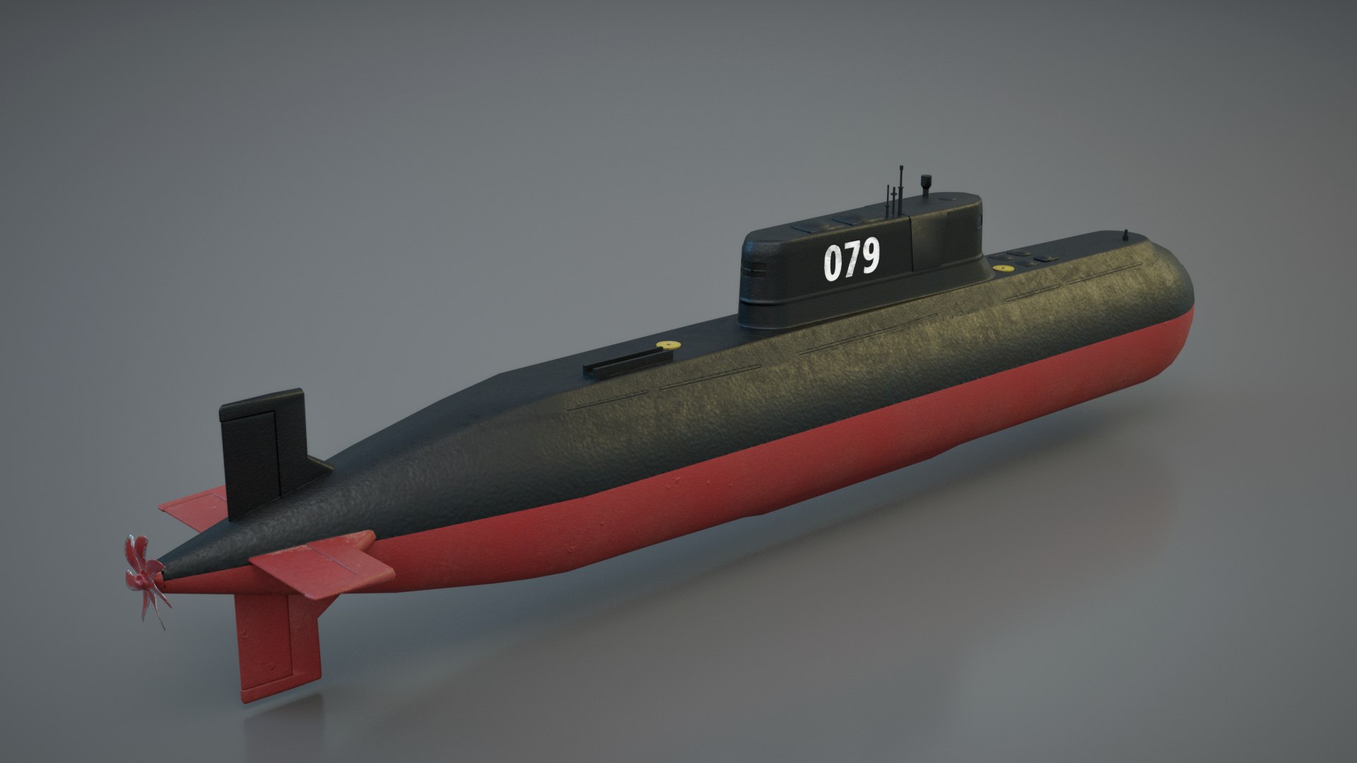 Submarine Sub U 3D Model - TurboSquid 1708102