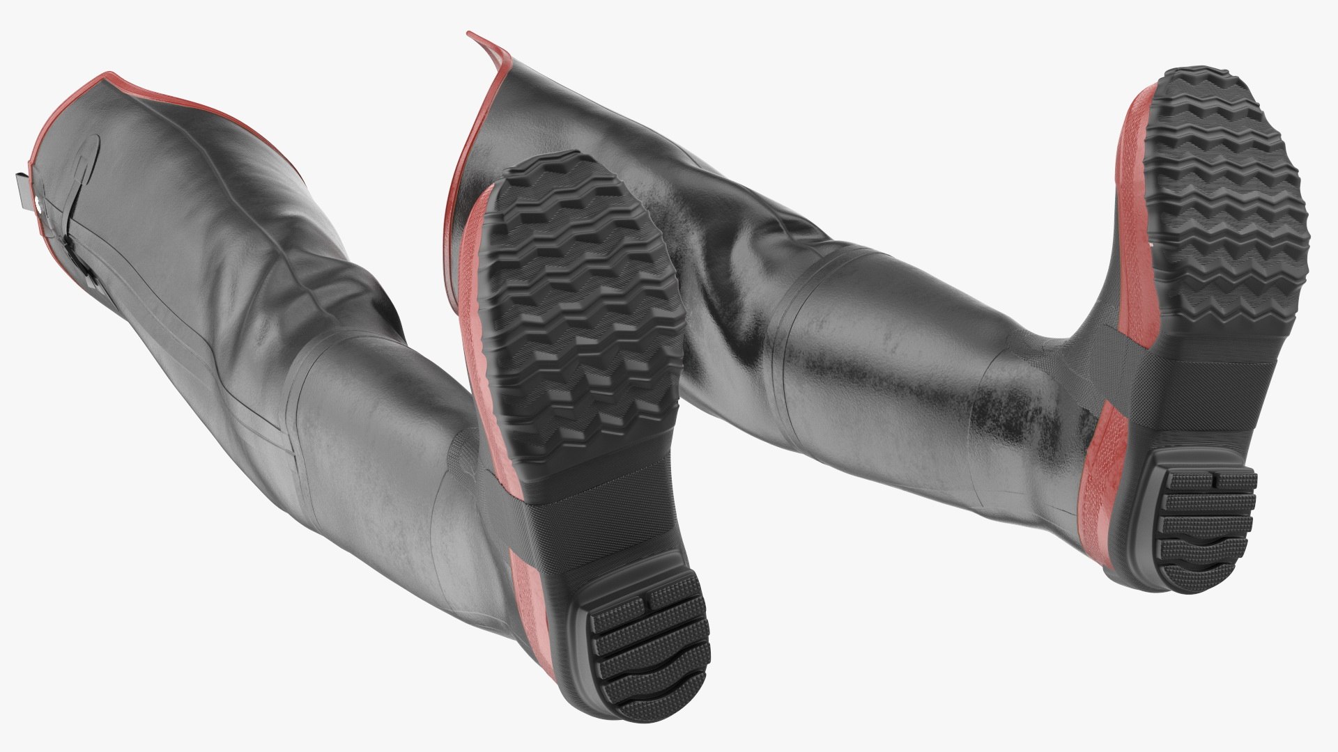 Waterproof Hip Waders For Work Red 3D Model - TurboSquid 1818451