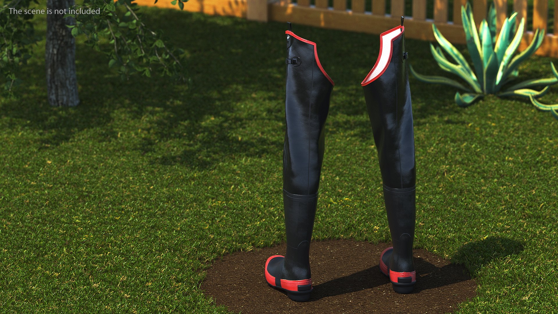 Waterproof Hip Waders For Work Red 3D Model - TurboSquid 1818451