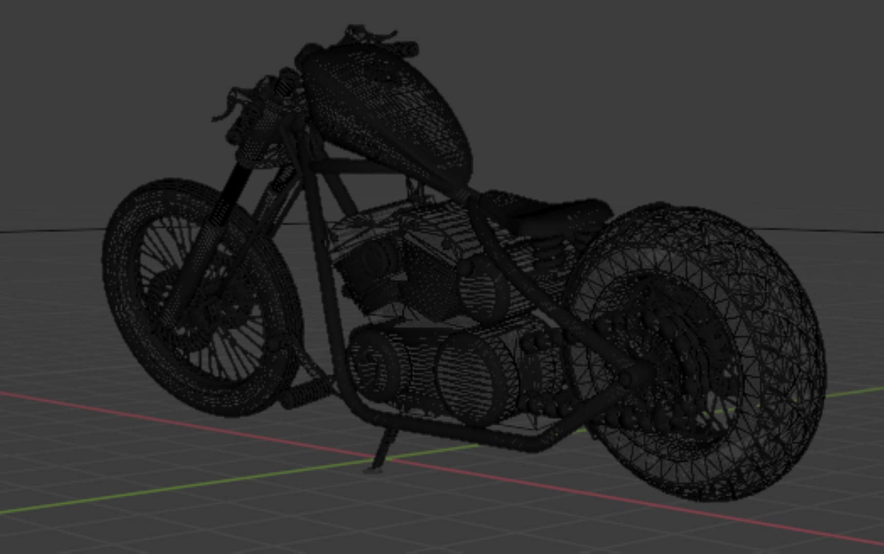 Custom Harley Davidson Bobber 3D - TurboSquid 2257876