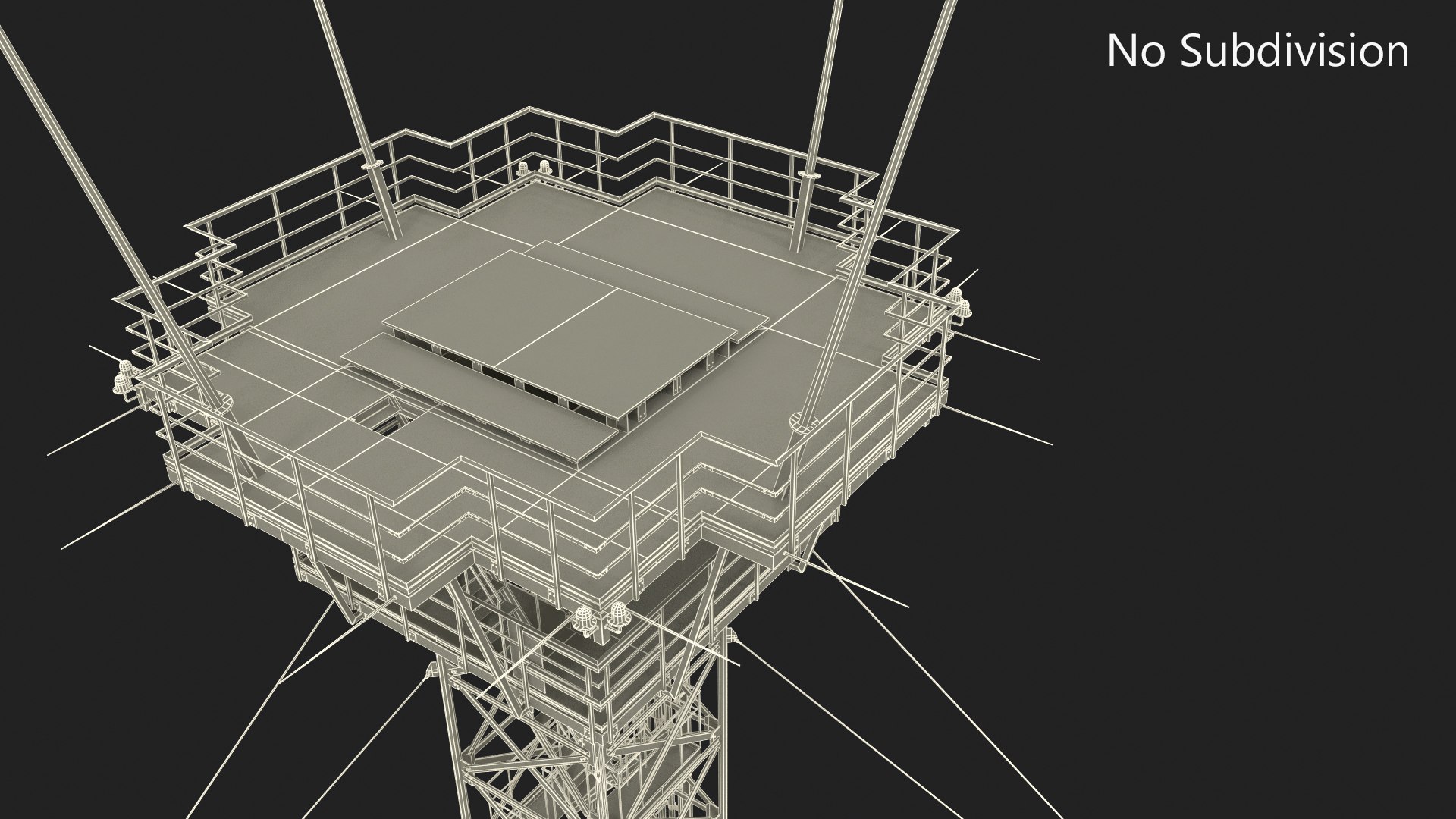 Airport Radar Tower 3D Model - TurboSquid 2282379