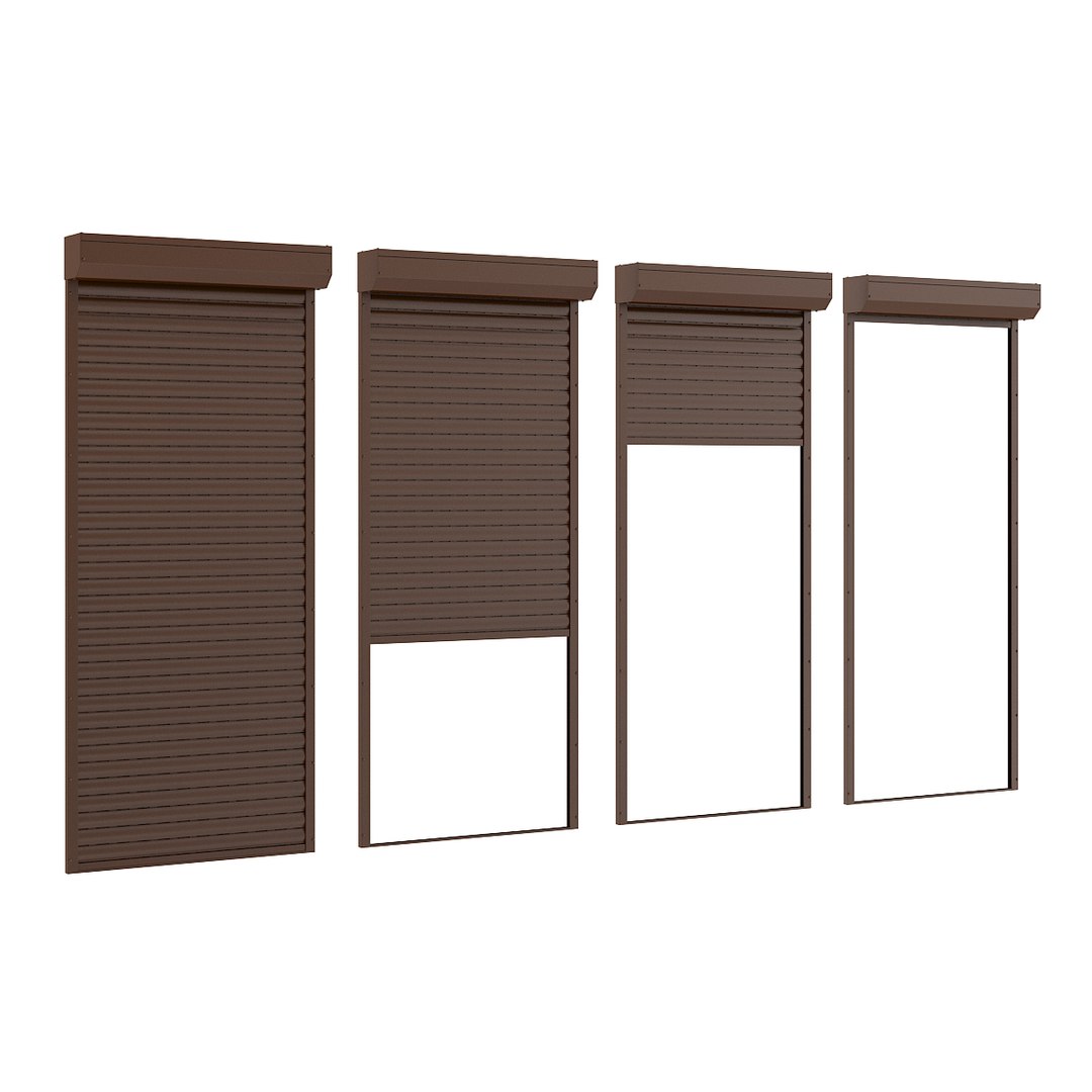 3d Model Exterior Roller Shutters